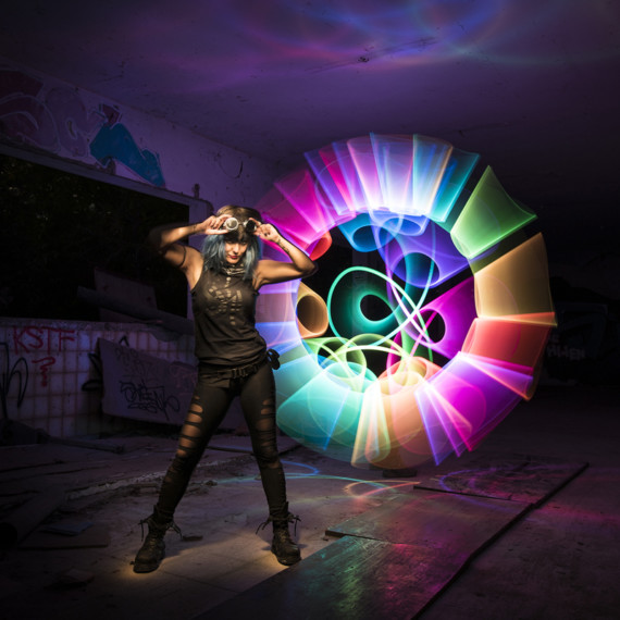 Plexy Tube White - Light Painting Paradise